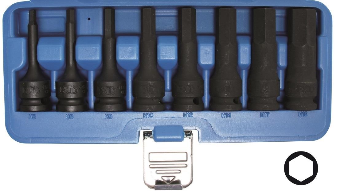 Coffret douilles Allen impact