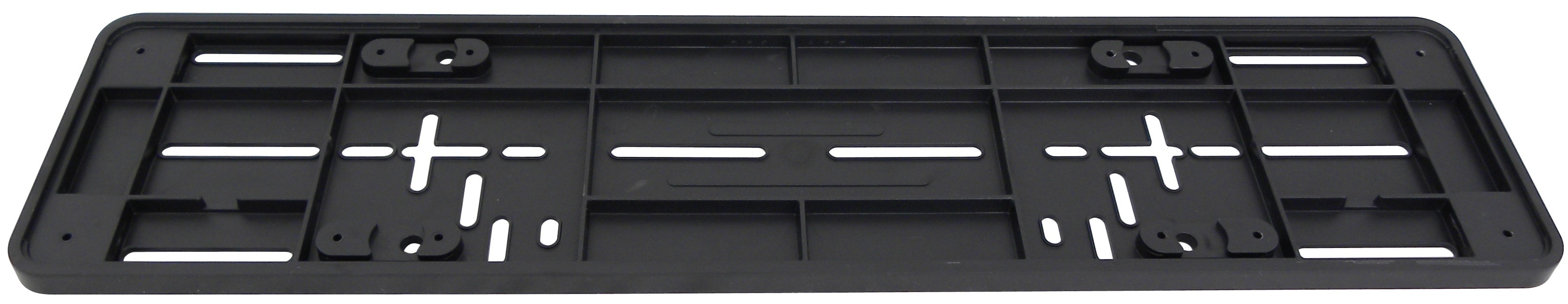 Porte plaque PVC noir